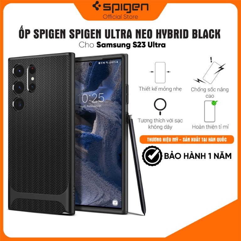 ỐP lưng Spigen Ultra Neo Hybrid cho Samsung Galaxy S23 Ultra - Thiết kế ...