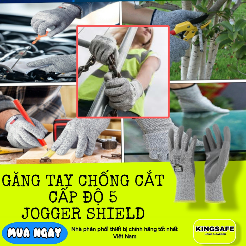 GĂNG TAY BẢO HỘ CHỐNG CẮT JOGGER SHIELD ,CHỐNG TRƯỢT,ÔM GỌN LINH HOẠT ...