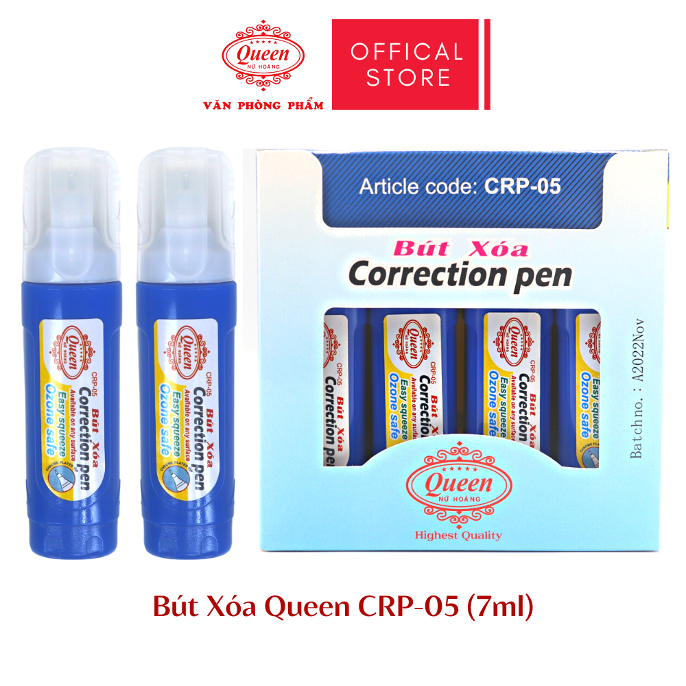 Bút xóa nước Queen CPR-05 (7ml) | Shopee Việt Nam