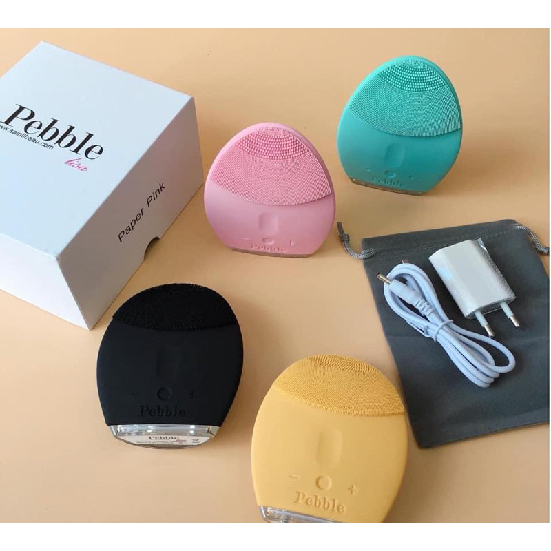 Máy rửa mặt Pebble Lisa 2 trong 1 công nghệ T-sonic gen 5 | Shopee Việt Nam