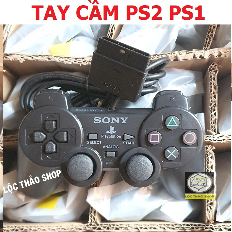 Tay PS2 Tay cầm PS2 PS1 có dây có rung | Shopee Việt Nam