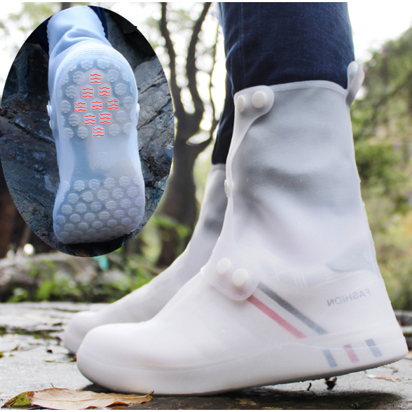 Ủng Bọc Giày Đi Mưa Silicon Chống Trơn Trượt Có Khuy Bấm/ Bọc Giày ...