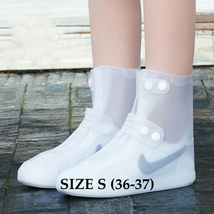 Ủng Bọc Giày Đi Mưa Silicon Chống Trơn Trượt Có Khuy Bấm/ Bọc Giày ...