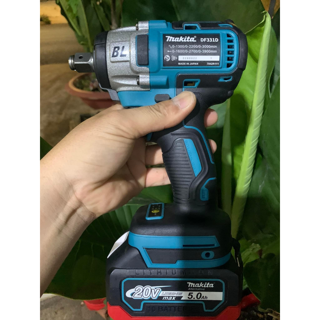 Máy siết bulong Makita DF331D 20v, động cơ không chổi than 3 đèn led trợ sáng | Shopee Việt Nam