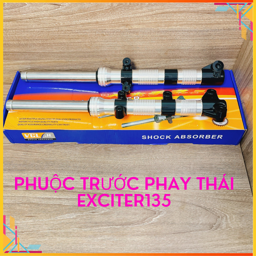 Phuộc trước Phay Thái lắp như zin cho Exciter135 / Lắp chuẩn ZIN ...