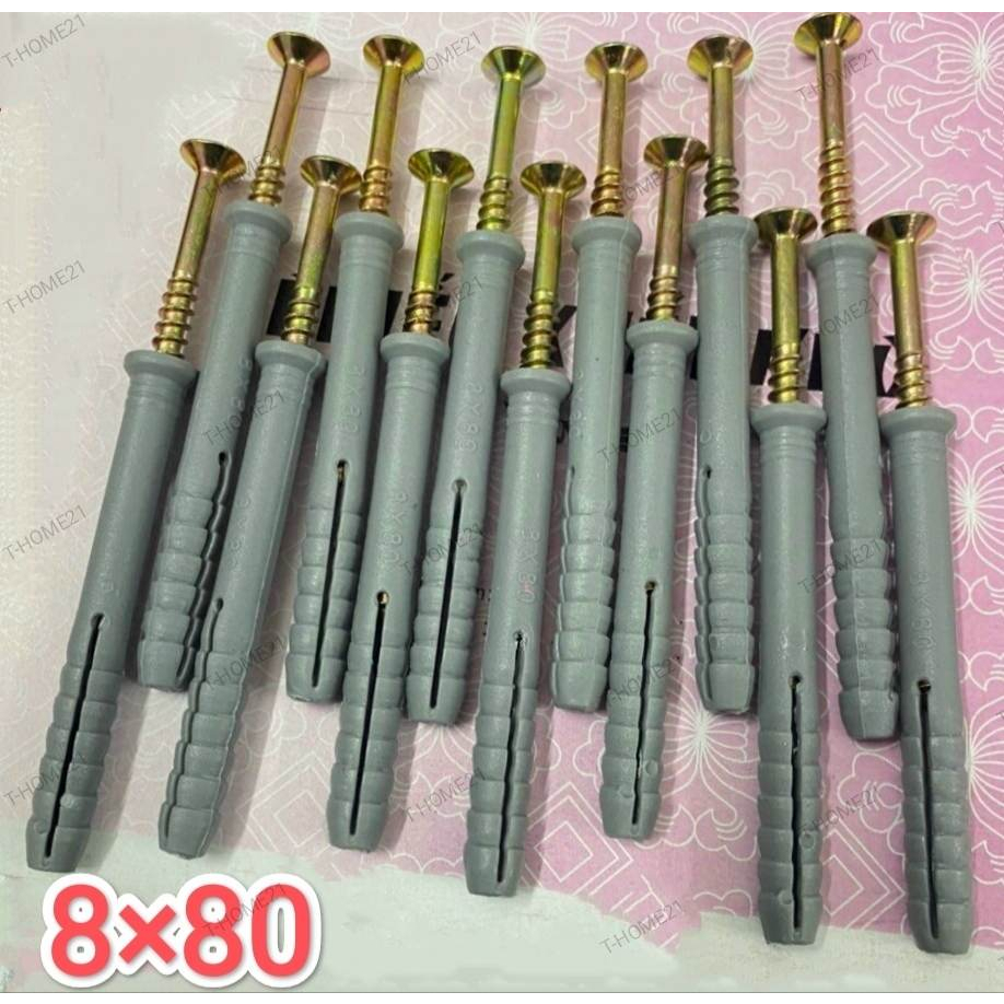 Tắc kê, vít nở 8X80, 10x100 - Lắp đặt cửa nhựa, nhôm | Shopee Việt Nam