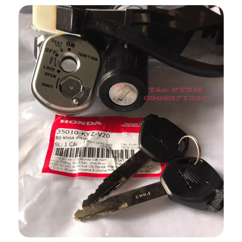 Bộ ổ khoá máy xe Fu Neo Fi/ Fu 125/ Fu X Zin (4 dây) | Shopee Việt Nam