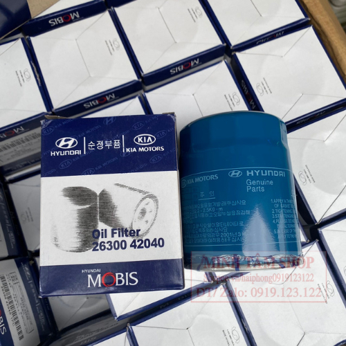 Mã 2630042040 Lọc dầu, nhớt Huyndai Starex, Porter II, Solati, K2700 ...