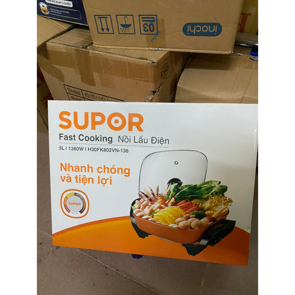 NỒI LẨU ĐIỆN SUPOR 5L QUÀ TẶNG SỮA ENFA | Shopee Việt Nam