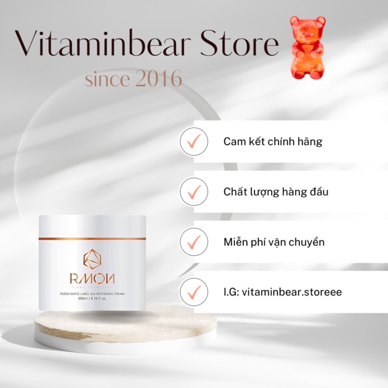 Kem dưỡng trắng body tế bào gốc Rmon Derma Trắng bật tông | Shopee Việt Nam