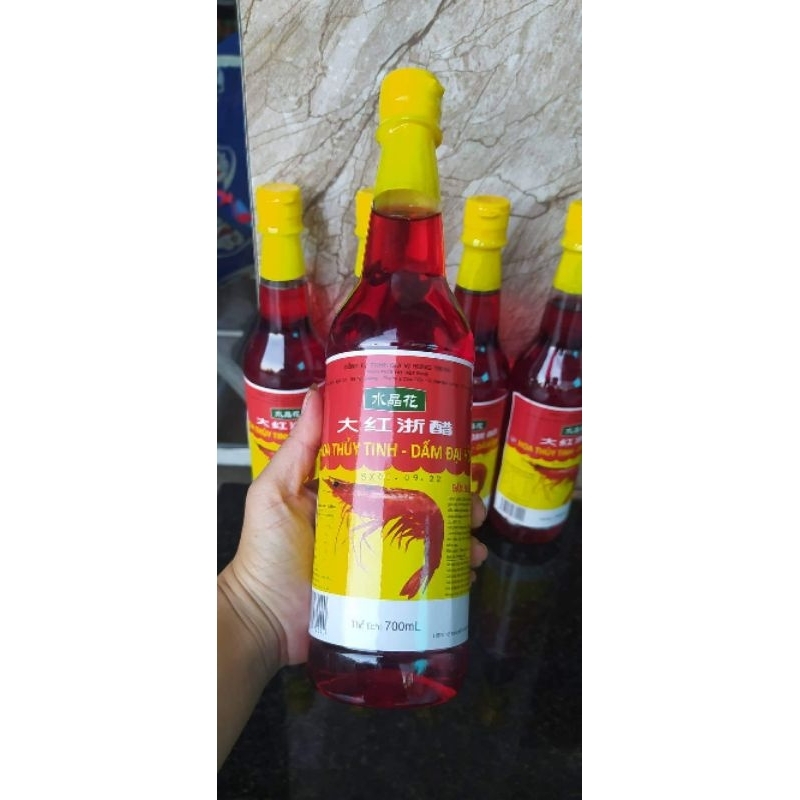 2 Chai Dấm Hồng - Dấm Tôm (700ml) | Shopee Việt Nam