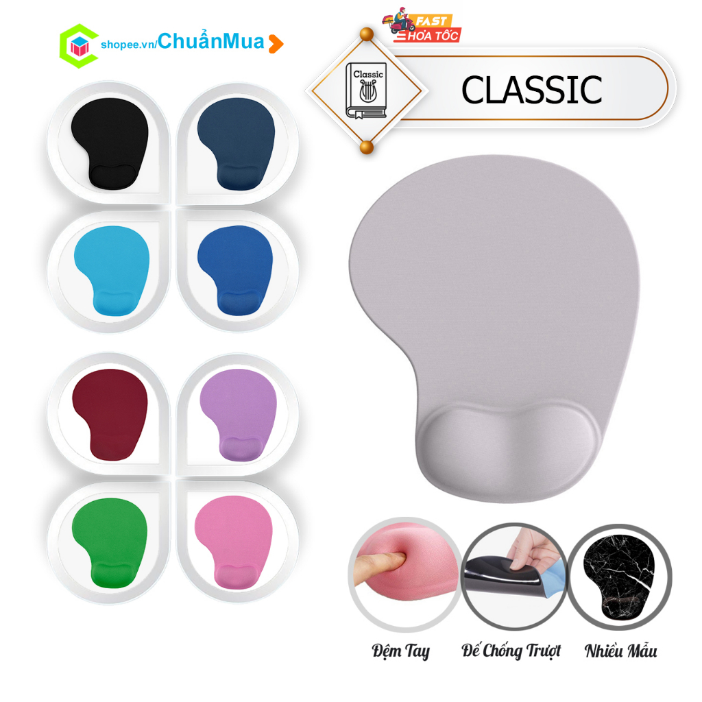 Đồ Lót Chuột Có Đệm Tay Silicon Mouse Pad Classic 3D Cute ( Chủ Đề Màu ...