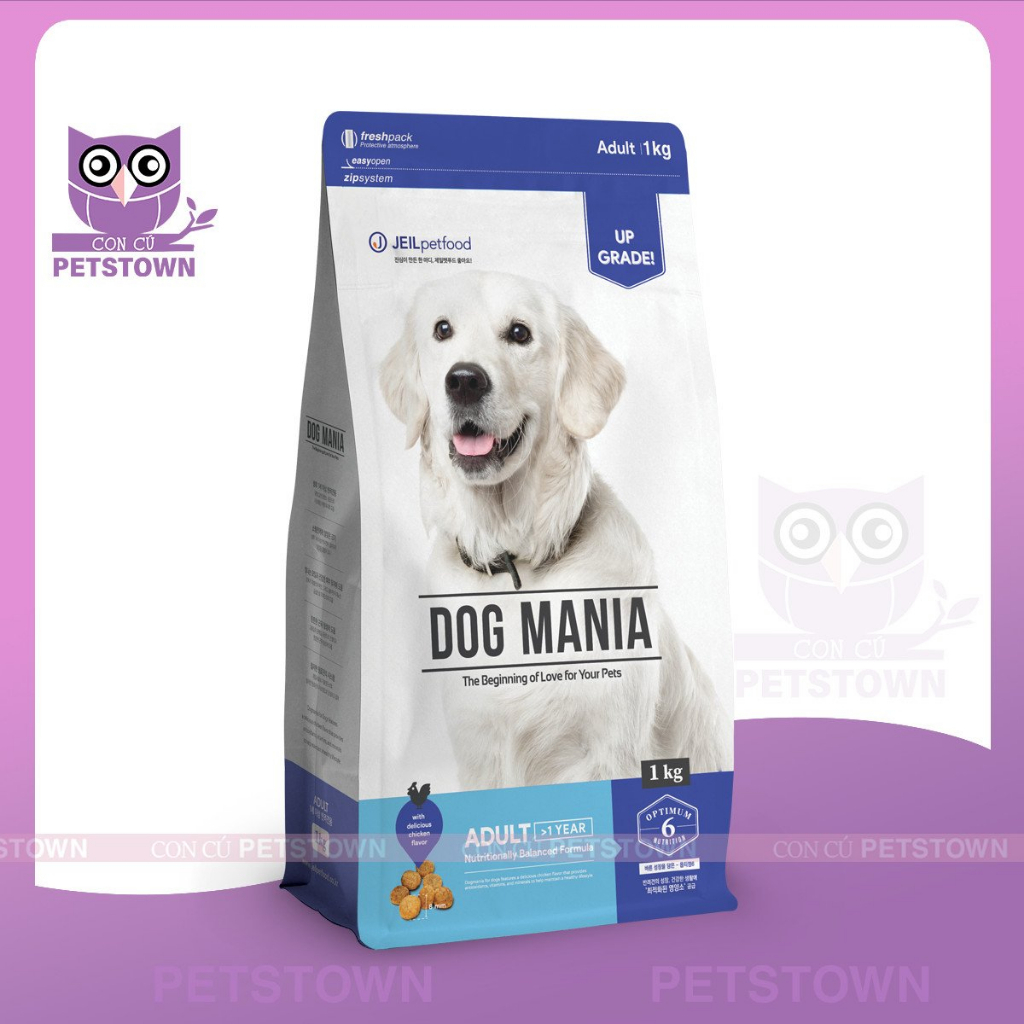[1KG/2.4KG] DOG MANIA - Thức ăn hạt Cho Chó nhập khẩu Hàn Quốc DogMania ...