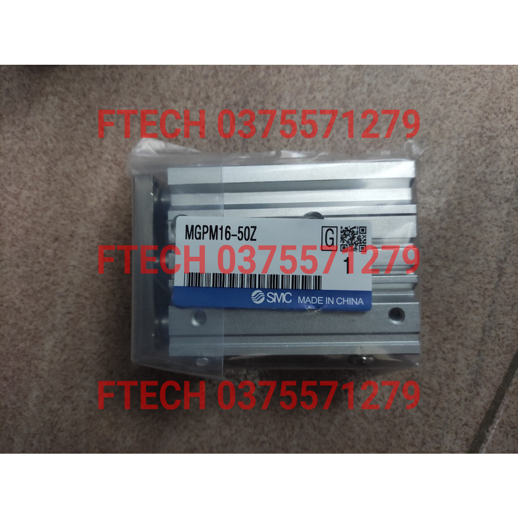 Xylanh khí nén SMC MGPM16-50Z MGPM MGPM12 MGPM16 MGPM20 MGPM25 MGPM32 MGPM40 MGPM50 xy lanh 3 ti ...