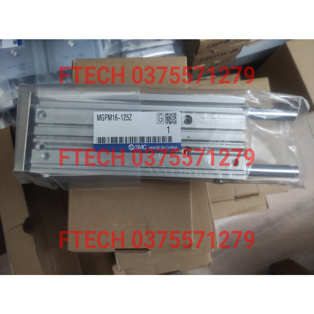 Xylanh khí nén SMC MGPM16-125Z MGPM MGPM12 MGPM16 MGPM20 MGPM25 MGPM32 MGPM40 MGPM50 xy lanh 3 ...