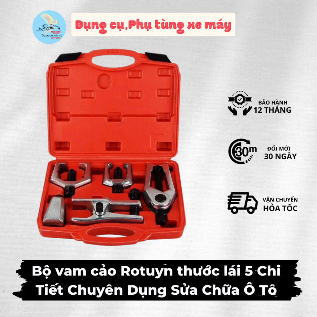Bộ Vam Cảo Rotuyn Thước Lái 5 Chi Tiết Chuyên Dụng Sửa Chữa Ô Tô ...