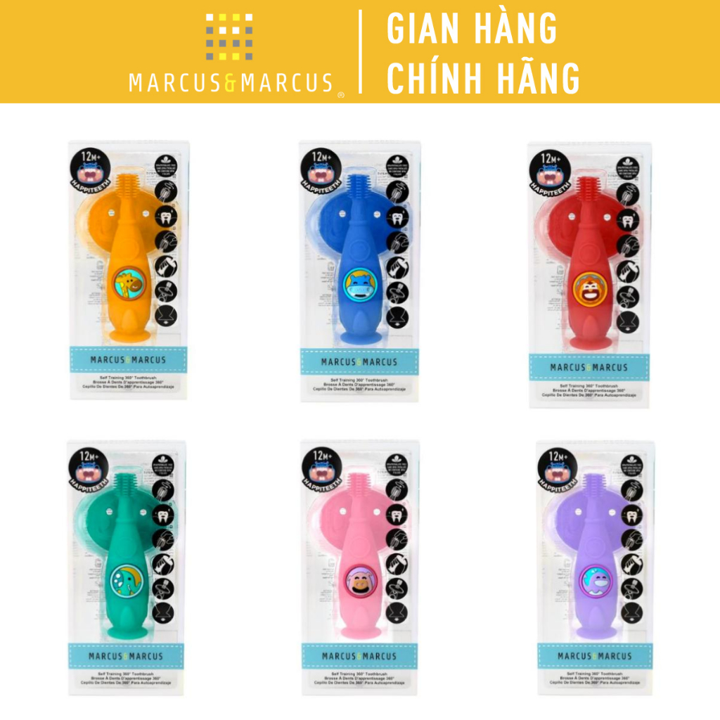Bàn Chải Tập Đánh Răng Và Mát Xa Nướu Silicon 360 Độ Marcus & Marcus ...