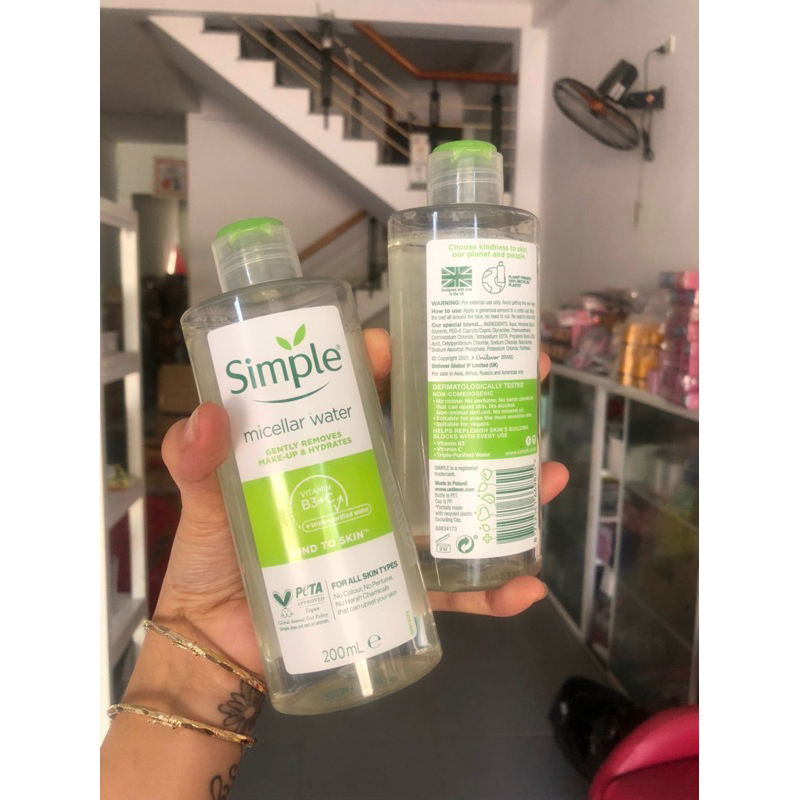 Nước tẩy trang Simple 200ml | Shopee Việt Nam