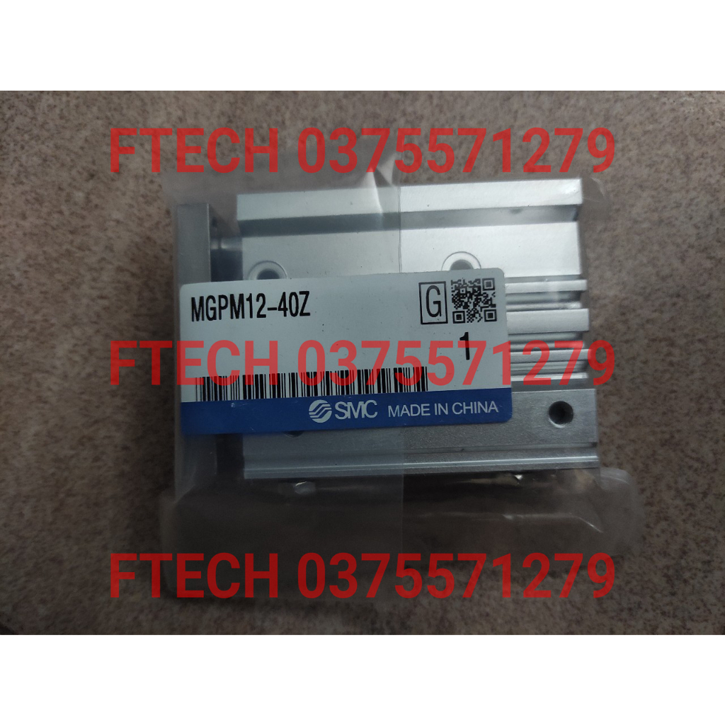 Xylanh khí nén SMC MGPM12-40Z MGPM MGPM12 MGPM16 MGPM20 MGPM25 MGPM32 MGPM40 MGPM50 xy lanh 3 ti ...