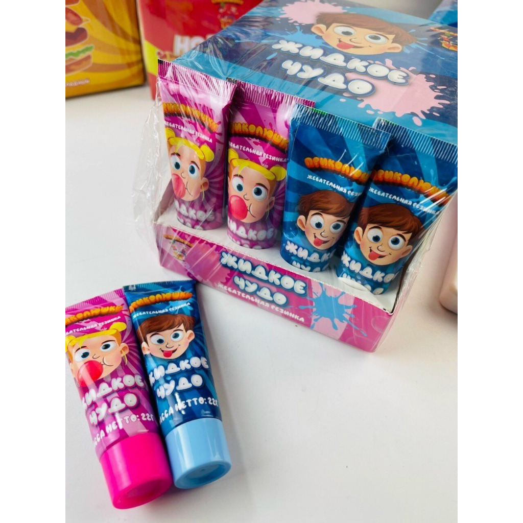 Kẹo gum kẹo cao su hình tuýp kem đánh răng Nga 22gr date mới siêu rẻ | Shopee Việt Nam