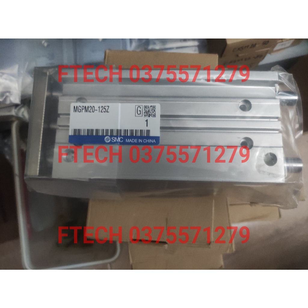 Xylanh khí nén SMC MGPM20-125Z MGPM MGPM12 MGPM16 MGPM20 MGPM25 MGPM32 MGPM40 MGPM50 xy lanh 3 ...