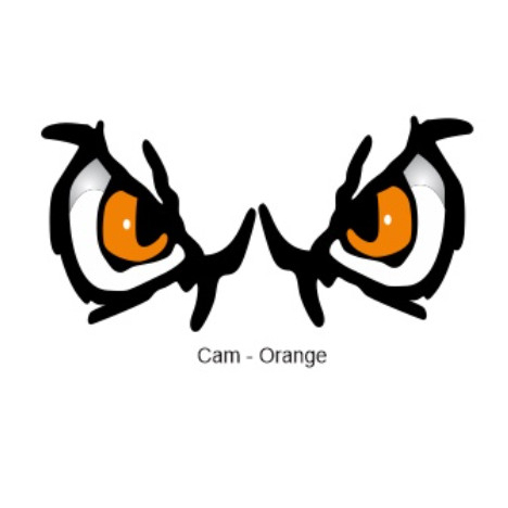 (Chọn màu) Tem đôi mắt trang dán xe tải,xe máy, nắp capo, decan dán xe ...