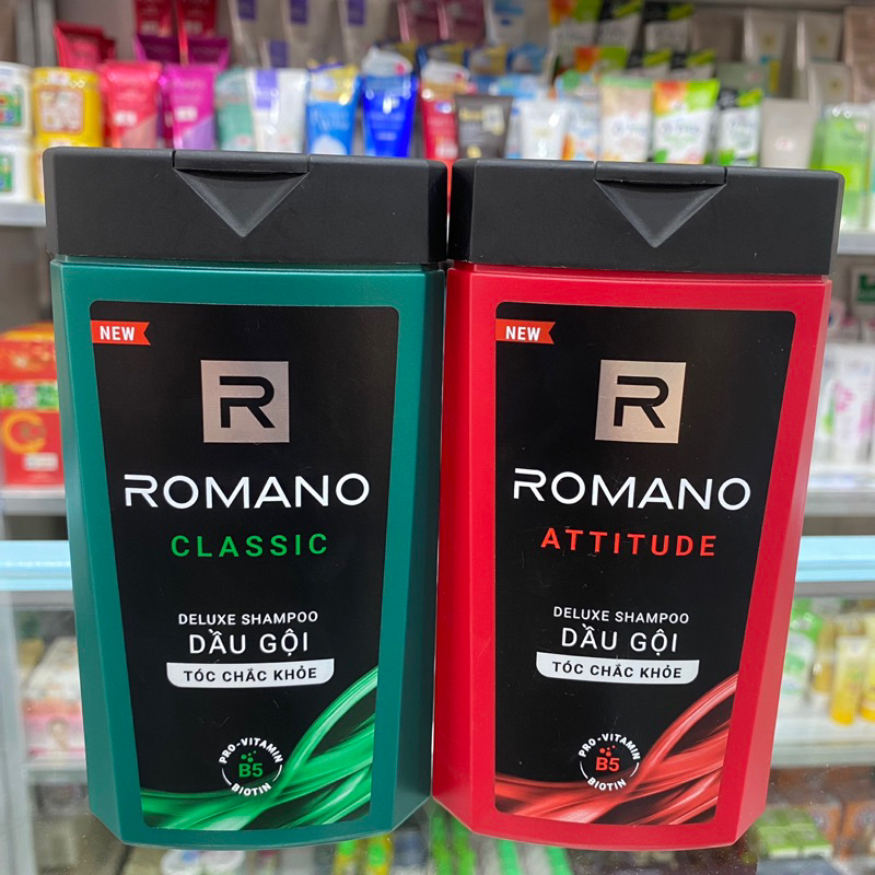 Dầu Gội Romano Classic, Attitude, Gentleman, Force 180g | Shopee Việt Nam
