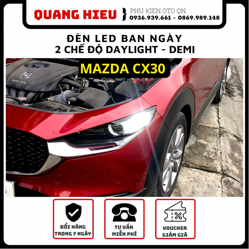 Đèn led 2 chế độ daylight - demi Mazda Cx30 T20 23 chip led Auxito (bảo ...