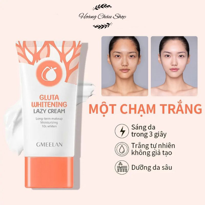 [GMEELAN] Kem Lười Dưỡng Trắng Da Làm Đẹp Chống Nắng Gluta Whitening ...