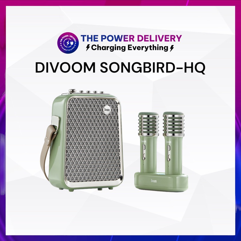 Loa Bluetooth Di Động Divoom SongBird-HQ Có kèm 2 Micrô Tích Hợp, công ...