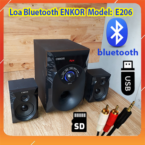 Loa máy tính bluetooth ENKOR Model E206 hoặc R228 | Shopee Việt Nam
