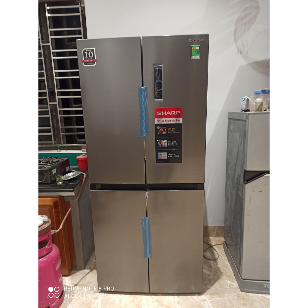 Tủ lạnh Sharp Inverter 362 lít SJ-FX420V-SL 2022 điện máy tân phú | Shopee Việt Nam
