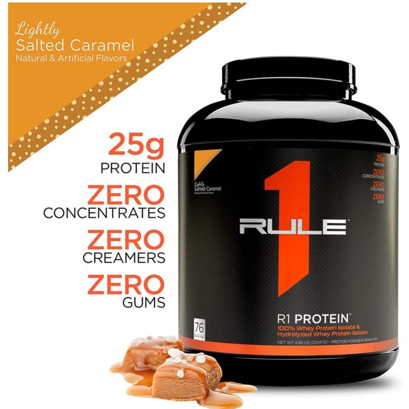 Rule One Whey Protein Isolate & Hydrolysate Formula Powder Drink Mix ...