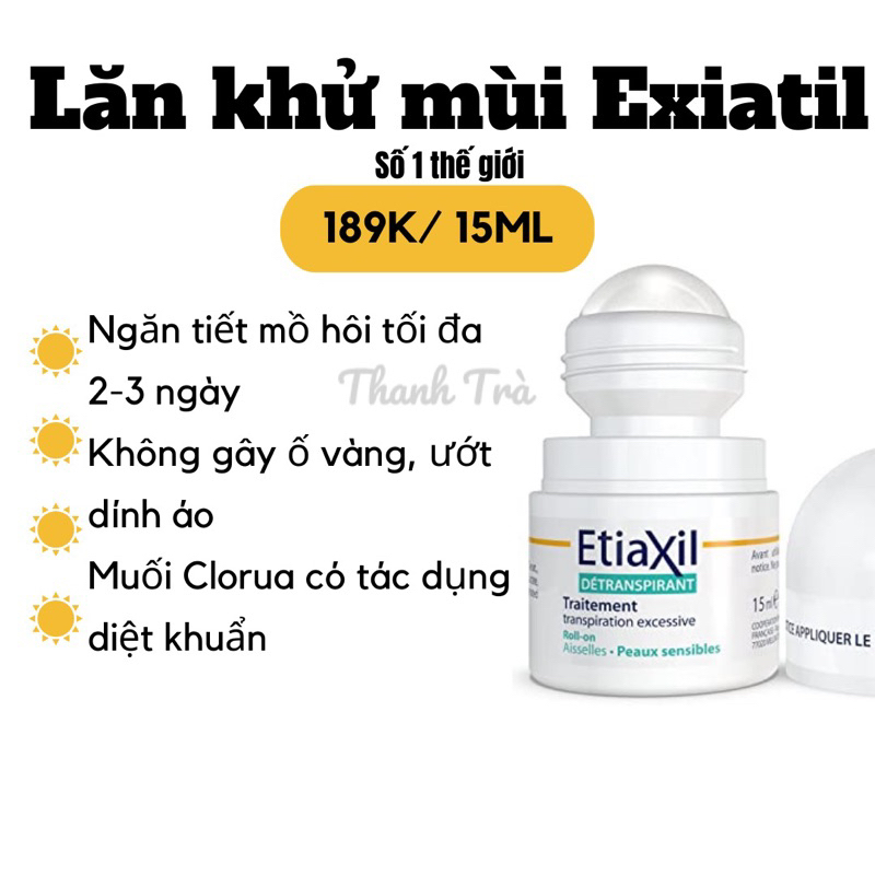 Lăn khử mùi Exatil | Shopee Việt Nam
