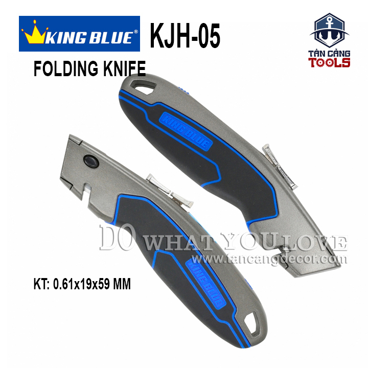 Dao Rọc Cáp Kingblue KJH-05 Kèm 4 Lưỡi Dao ( Tay Cầm Thép ) | Shopee Việt Nam