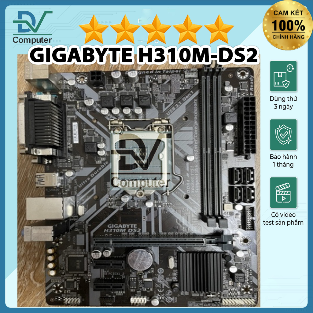 H310 Gigabyte (Socket1151-V2) chạy ổn định | Shopee Việt Nam