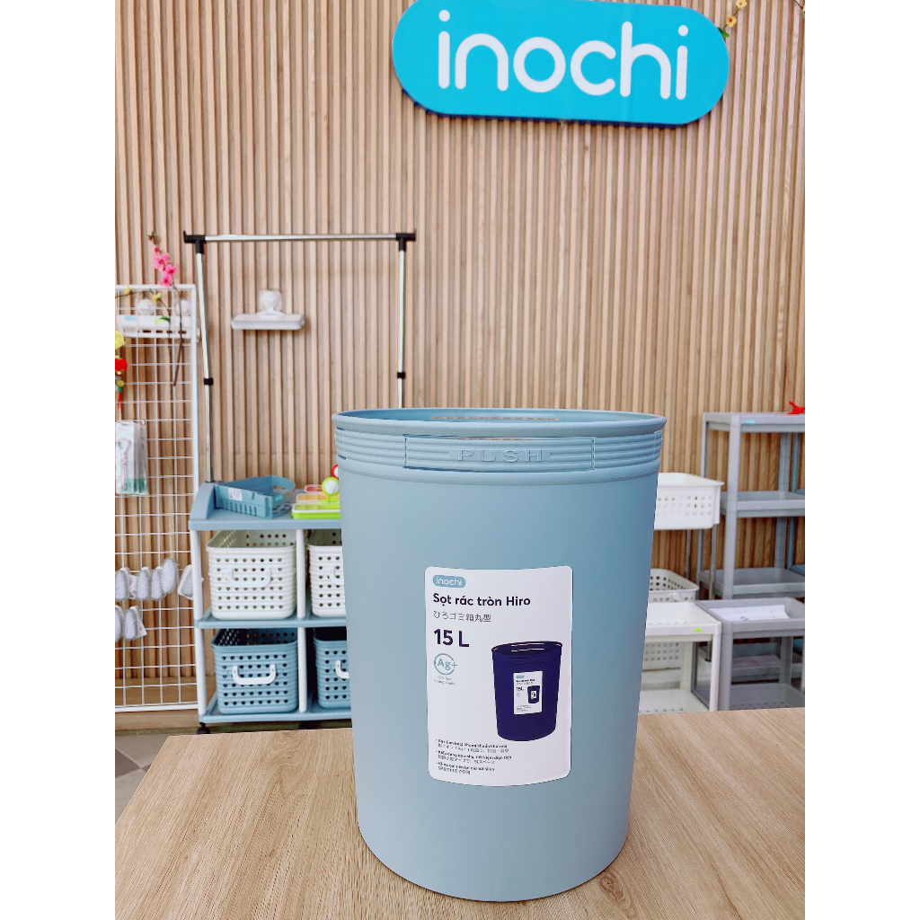 Sọt rác văn phòng nhựa cao cấp mẫu mã đẹp, gọn nhẹ Inochi 5L-10L-15L ...