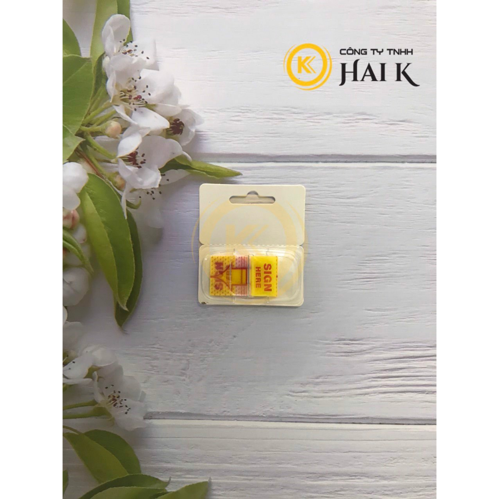 Giấy note trình ký Sign here 3M dán ghi chú cho Sếp không nhầm lẫn rất ...