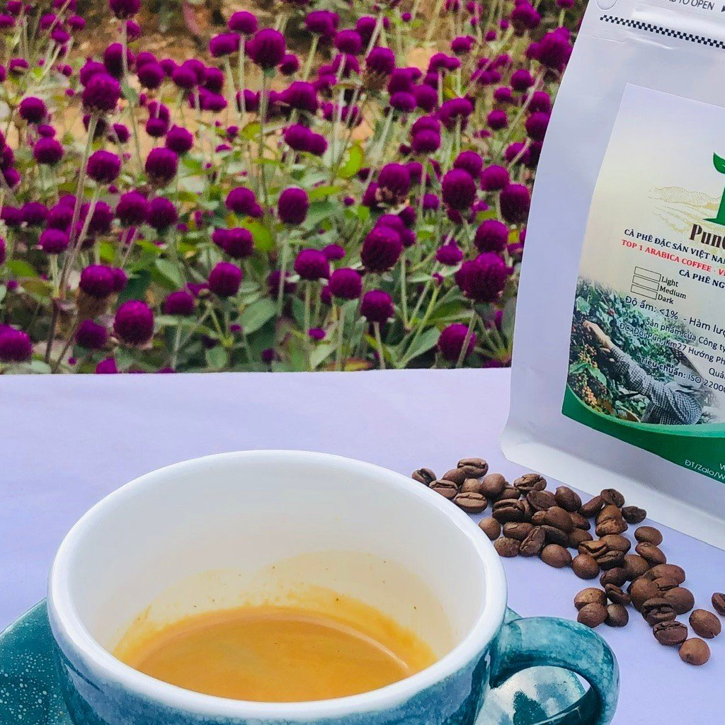 Cà phê hạt blend (Gu vừa) dành cho pha máy Pun Coffee 250gam | Shopee ...