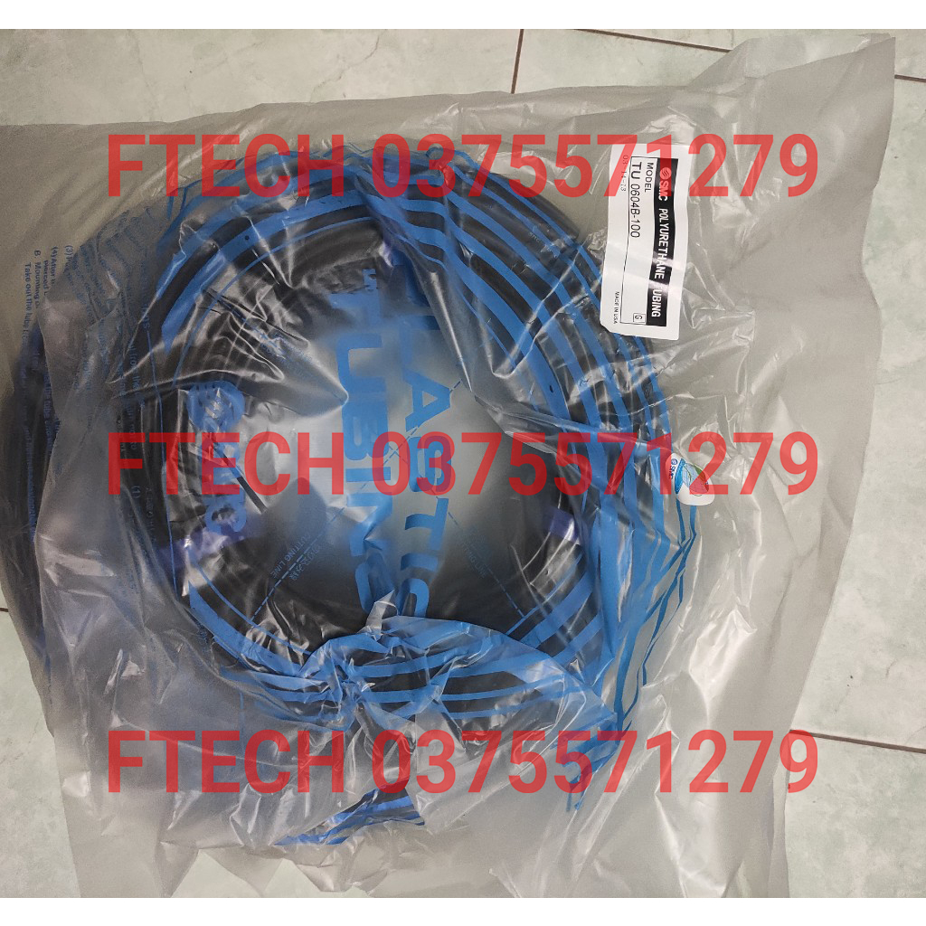 TU0604B-100 Dây hơi SMC TU0604B-100 đen, cuộn 100m ống hơi khí nén SMC ...
