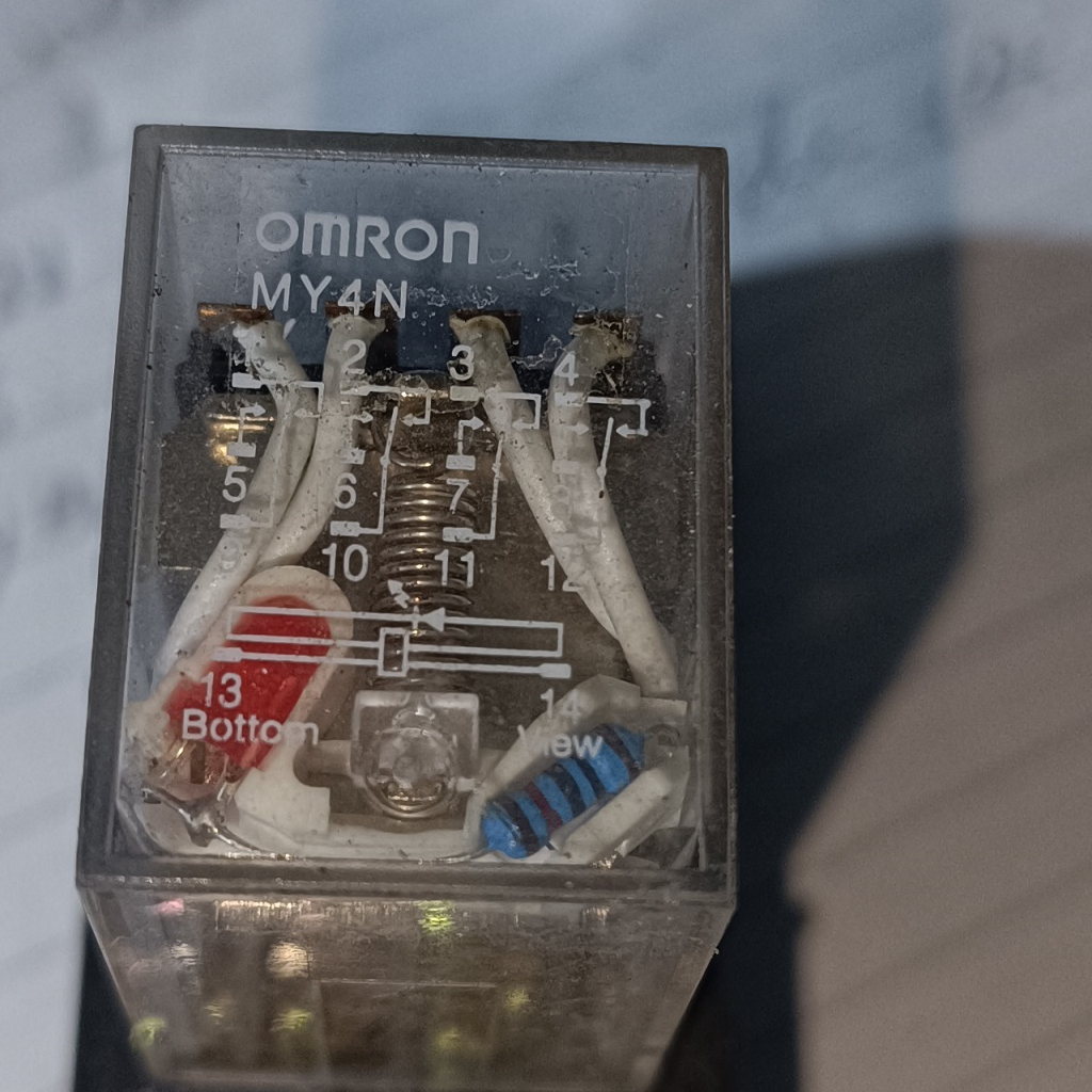 Rơ le trung gian Relay Omron MY4N 24VDC + Đế | Shopee Việt Nam
