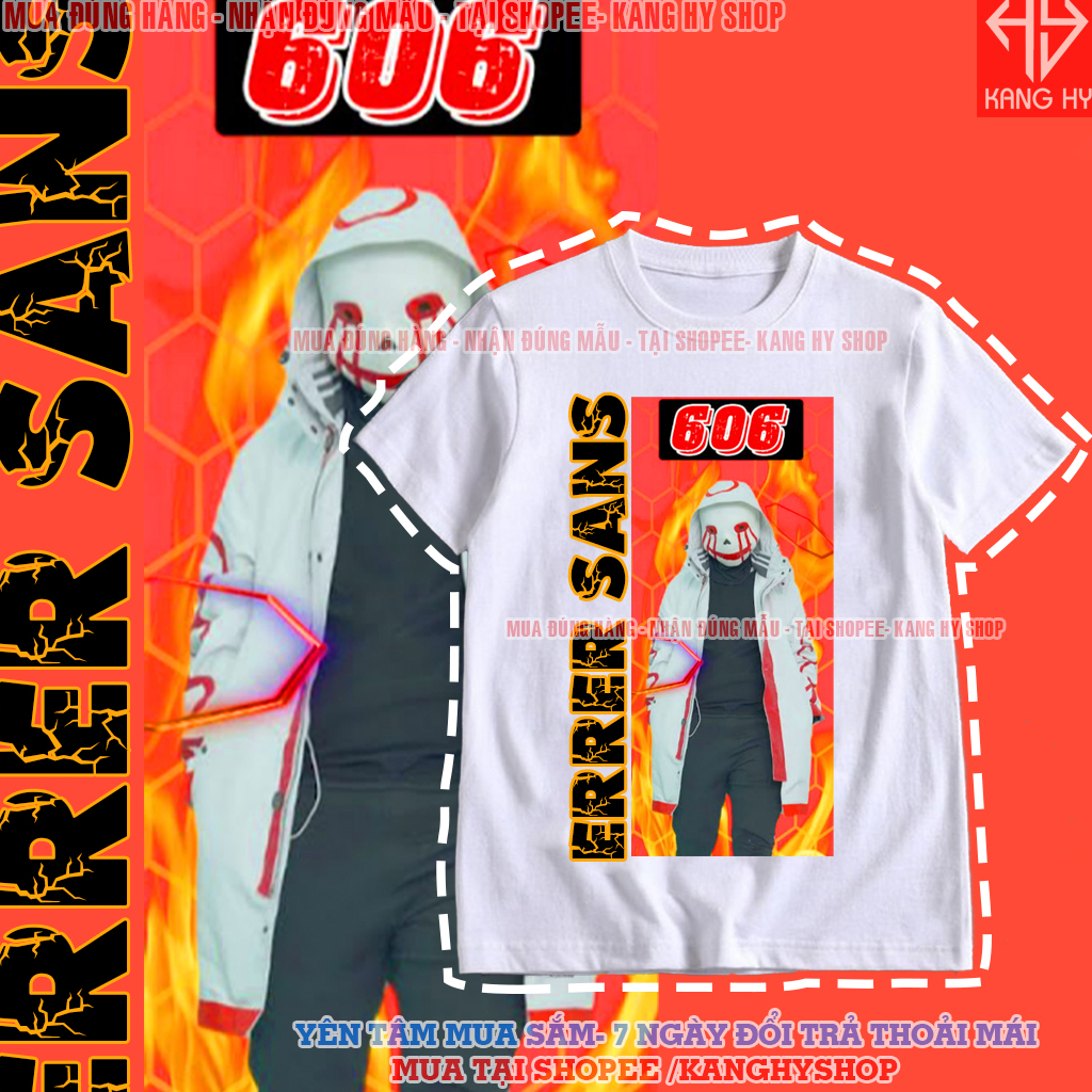 Áo thun Error Sans 606 - Pháp Sư Gangster Vải Thái -In Theo Yêu Cầu ...