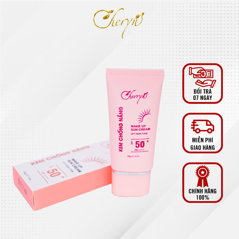 Kem chống nắng Cherryn mini - SPF 50+++ - nâng tông nhẹ nhàng dung tích ...