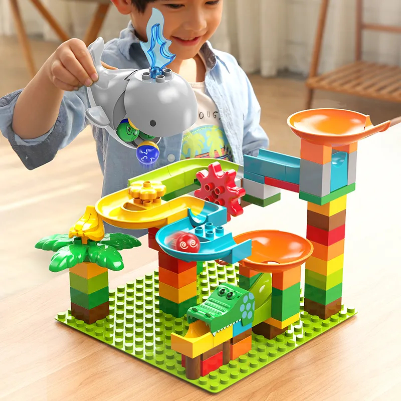 Đồ chơi Lego bộ lắp ghép phát triển tư duy khu vui chơi cầu trượt cá ...