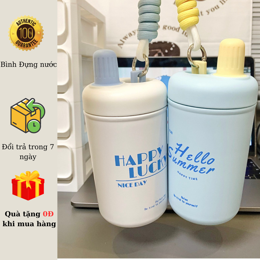 Cốc giữ nhiệt hai lớp AC Decor 400ml, Ly giữ nhiệt 4-8h inox 304 chống ...