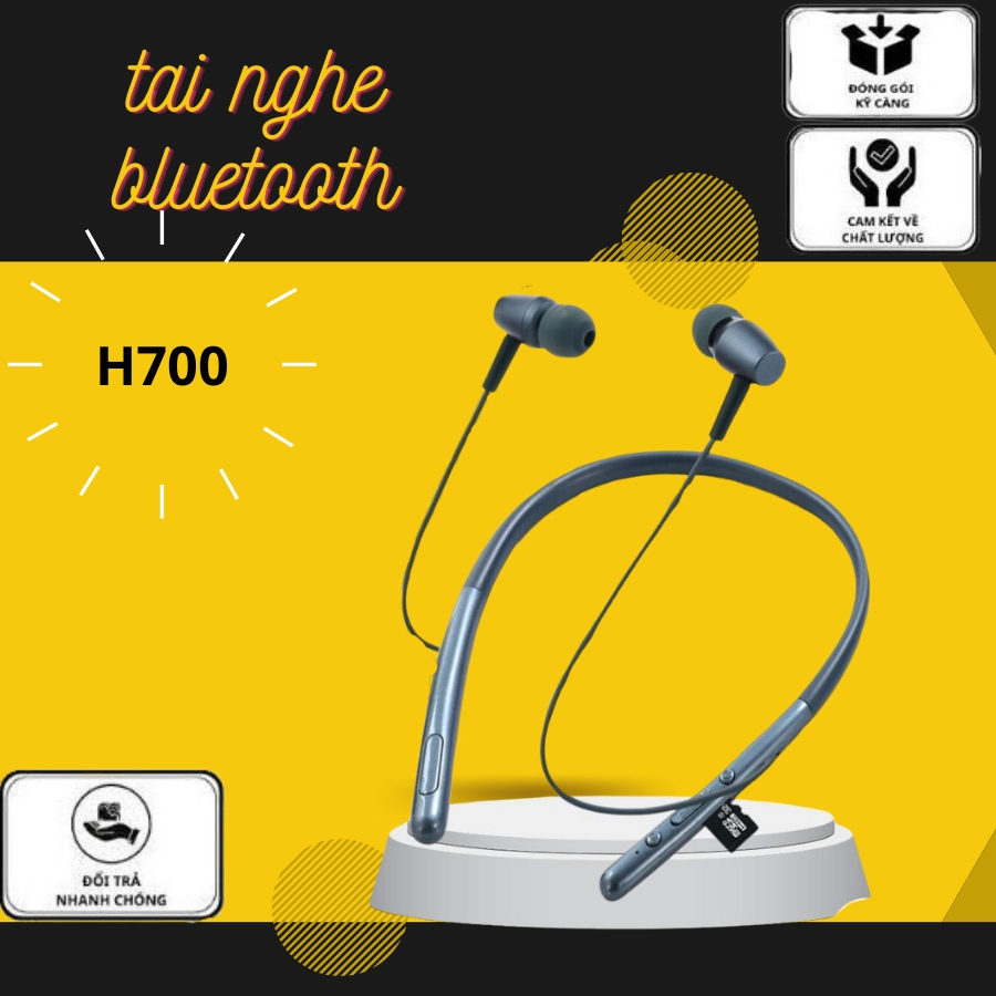 Tai nghe bluetooth Sony H700 kháng nước chống ồn tốt,tai nghe quàng cổ ...