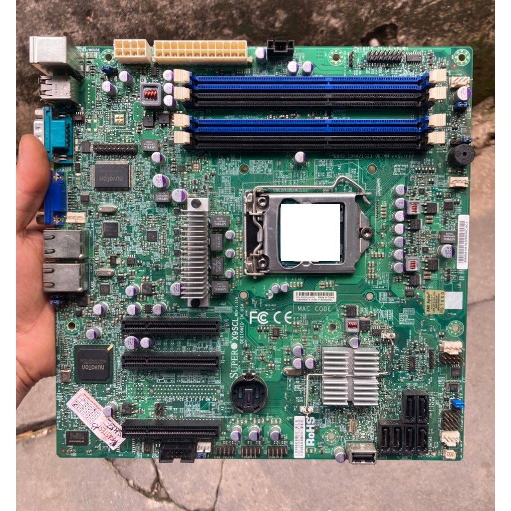 Main Supermicro X9SCL C202 chơi game làm việc socket 1155 mainboard PC ...