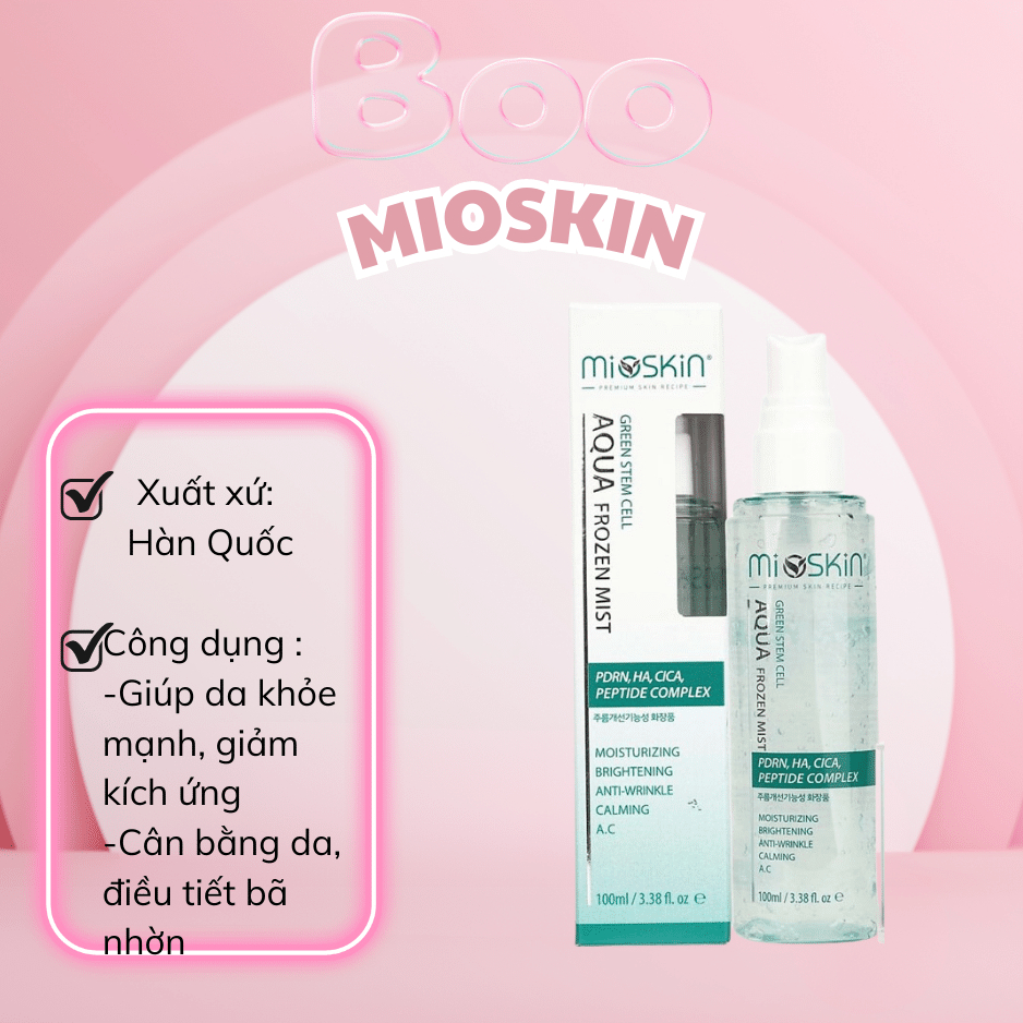 [ Mioskin Chính Hãng ] Xịt Khoáng tế bào gốc Mioskin | Shopee Việt Nam