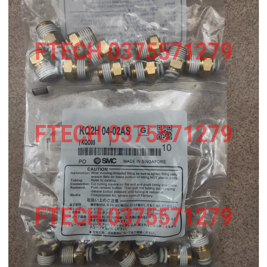 Đầu nối SMC KQ2H04-02AS KQ2H04-02 đầu nối thẳng nối góc khí nén | Shopee Việt Nam