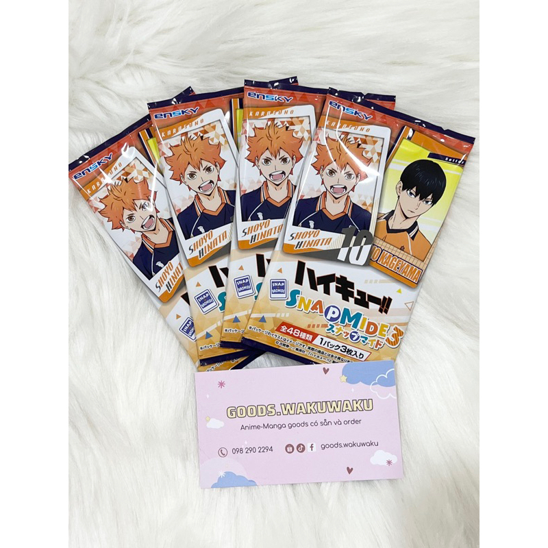 [Có sẵn] Haikyuu pack nhân phẩm ngẫu nhiên Snapmide | Shopee Việt Nam
